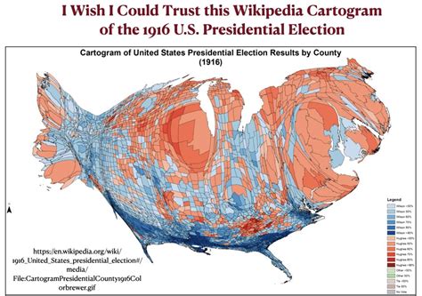 Wikipedias Visually Striking But Inaccurate Cartograms Of Us