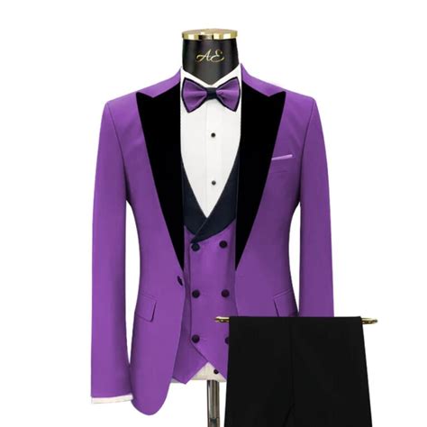 Hurry Up Buy Black And Lavender Tuxedo From Andre Emilio