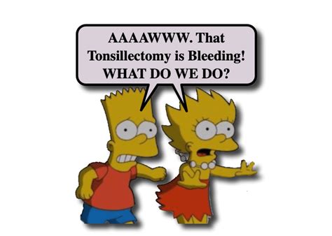 Post Tonsillectomy Hemorrhage Rebaked Morsel — Pediatric Em Morsels