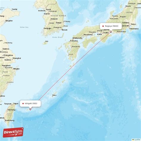 Direct Flights From Nagoya To Ishigaki Ngo To Isg Non Stop Directflights