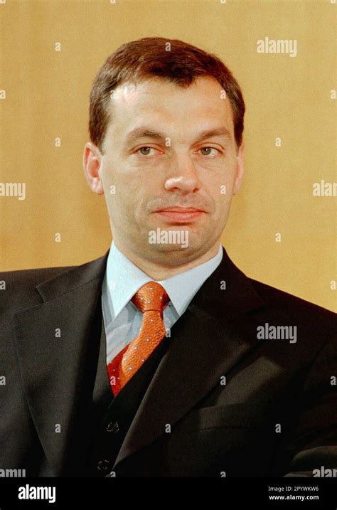 Viktor Orban Prime Minister Of Hungary November 1998 Automated