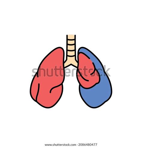 Pneumothorax Color Line Icon Human Diseases Stock Vector Royalty Free 2086480477 Shutterstock