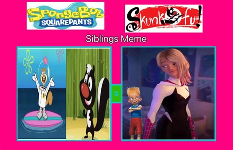 Skunk And Sandy Cheeks Lewis And Gwen Stacy By Comedyyeshorrorno On Deviantart