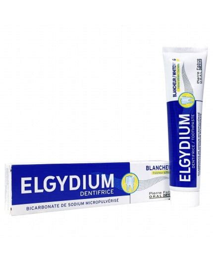 Elgydium Blancheur Dentifrice Fraîcheur Citron Ml