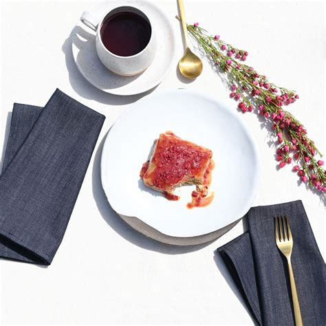 Denim Linen Napkins Cloth Napkin