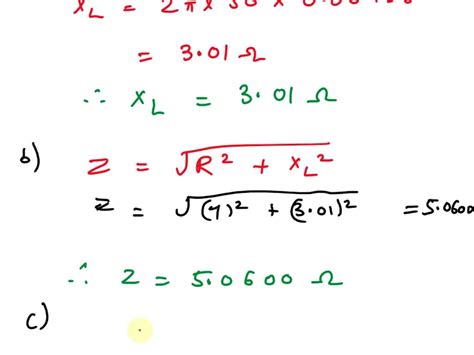 Solved 5 A Coil Having A Resistance Of 10 And An Inductance Of 0 2h