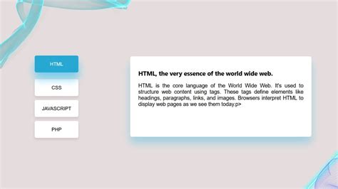 How To Create Tab Using Html And Css Vertical Tab Design Youtube