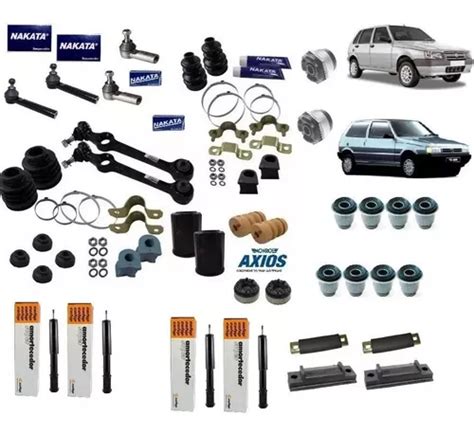 Kit Bucha Suspensão C Axios 4 Amortecedor Cofap Uno Mille