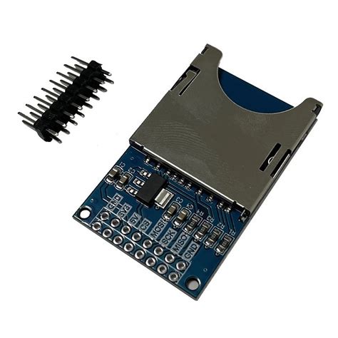 SD Card Read And Write Module Microcontroller SPI Interface SD Card Socket PUSH SD Two In One