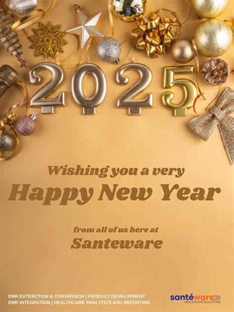 Santeware Healthcare Solutions On Linkedin May Your New Year Be As Bright And Inspiring As Your