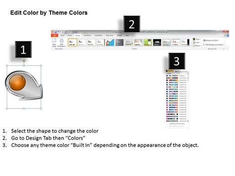 Circle Arrow Process 5 Template Presentation Sample Of PPT Presentation Presentation