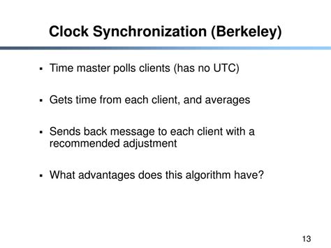 Ppt Cs194 Clocks And Synchronization Powerpoint Presentation Free Download Id1721265