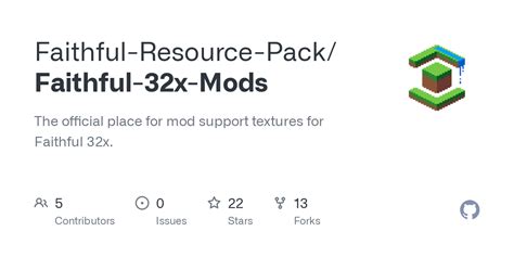 Github Faithful Resource Packfaithful 32x Mods The Official Place