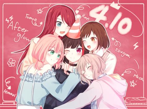 Mitake Ran Aoba Moca Uehara Himari Udagawa Tomoe And Hazawa Tsugumi