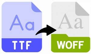 Convert TTF To WOFF In C TTF To WOFF2 In C