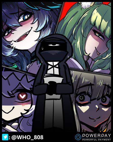 Doctor Kaltsit Specter Hoolheyak And Harmonie Arknights Drawn