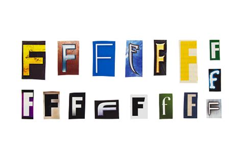 잡지 종이에서 잘라 알파벳 문자 F 흰색 배경에 고립 된 편지 F와 신문 클리핑 익명 텍스트 개념입니다 낱말에 대한 스톡 사진 및 기타 이미지 Istock