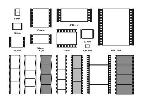 Film Frame Format Analog 35mm Slide Roll Photography Cinematography