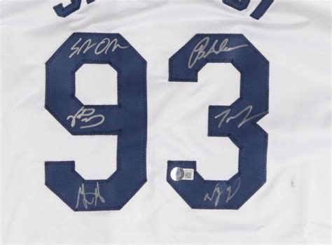 The Sandlot Jersey Signed By 6 With Grant Gelt Shane Obedzinski