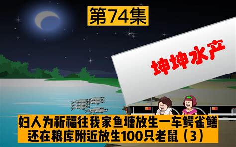 妇人为祈福往我家鱼塘放生一车鳄雀鳝，还在粮库附近放生100只老鼠（3） 大锤那些事儿 大锤那些事儿 哔哩哔哩视频