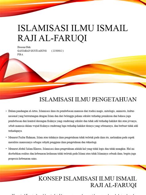 Islamisasi Ilmu Ismail Raji Al Faruqi Pdf