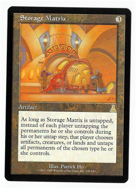 Chameleons Den Magic The Gathering Urzas Destiny Card Storage Matrix