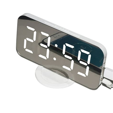 Pantalla Led Reloj Digital Reloj Despertador De Mesa Regulable