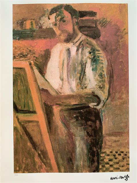 Henri Matisse Self Portrait In A Shirt Etsy