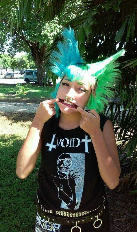 Punk Girl Punk Rock Hair Punk Fashion Diy Punk Hair