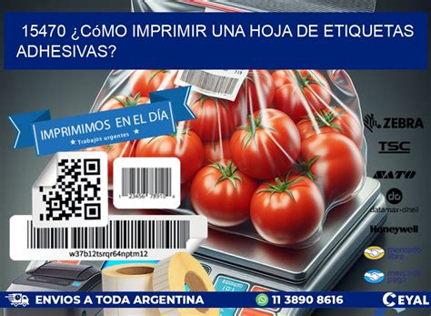 15470 ¿cómo Imprimir Una Hoja De Etiquetas Adhesivas Rollos Zebra