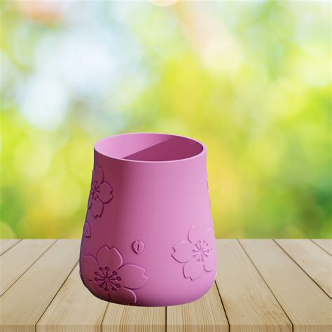 Free Stl File Pot Sakura 🪴 ・3d Printable Model To Download・cults
