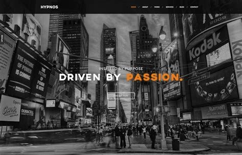 Hypnos Responsive Retina Ready Html5 Template Site Templates Ft