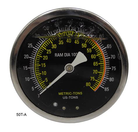 Redline 10 100 Ton Replacement Shop Press Gauge FREE SHIPPING