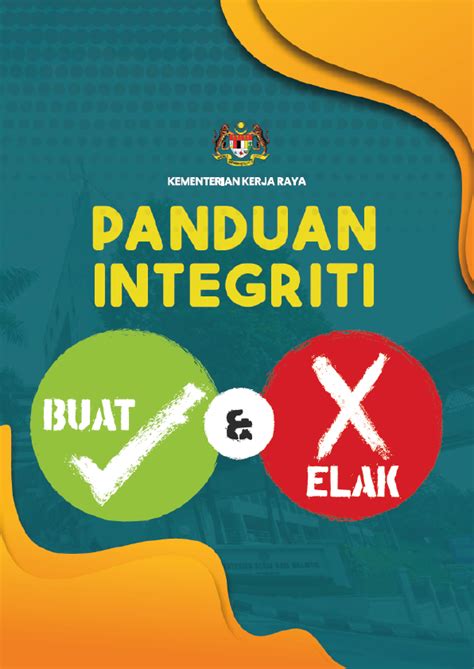 Buku Integriti 2021 Kementerian Kerja Raya