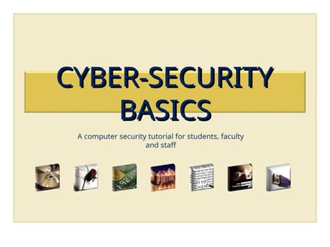 0290 Cyber Security Basics For Biggners Ppt