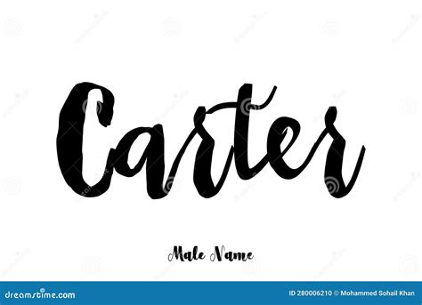 Carter Male Name Street Art Design Graffiti Tag Carter Vector Art