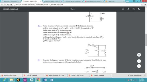 Solved For The Circuit Shown Below An Output Is Chegg