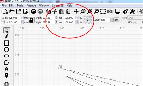 Scale An Object With Arrow Up An Down Tips And Tricks LightBurn Software Forum