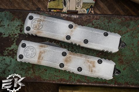 Microtech Utx 85 Sand Trooper Set Hellhound Warhound Otf Automatic Knives 3 1 Bronze 719 1setsads