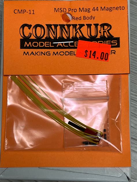 Connkur Cmp11 Msd Pro 44 Magneto Red With Yellow Wires Wesmodelcarcorner