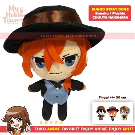 Jual Boneka Karakter Anime Bungou Stray Dogs Chuuya Nakahara Plushie