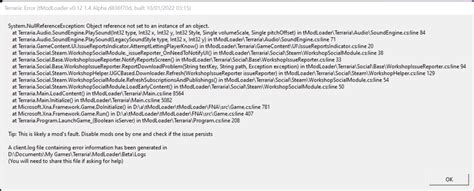 1 4 Errors During Workshop Data Loading Cause Crash Issue 2111
