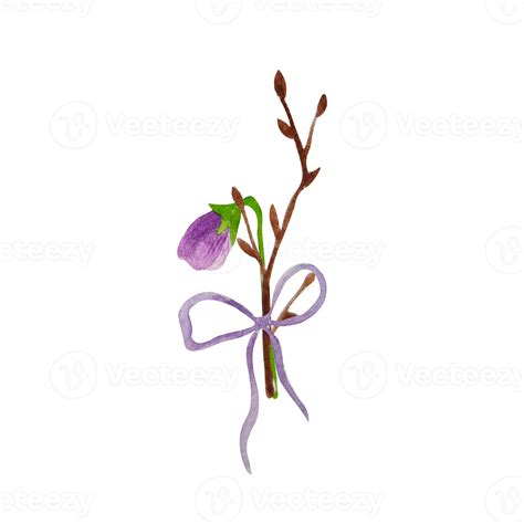 Watercolor Spring Flowers Bouquet 12596543 Png