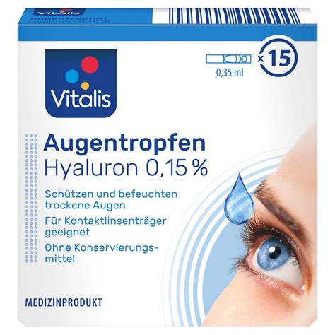 VITALIS Augentropfen Hyaluron ALDI SÜD