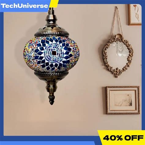 โคมไฟระย ้ าโมเสคโรแมนติกแปลกใหม ่ สไตล ์ ตุรกีคลาสสิก B And B โคมระย ้ า Shopee Thailand