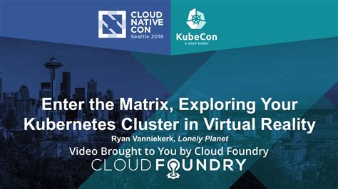 Enter The Matrix Exploring Your Kubernetes Cluster In Virtual Reality By Ryan Vanniekerk YouTube