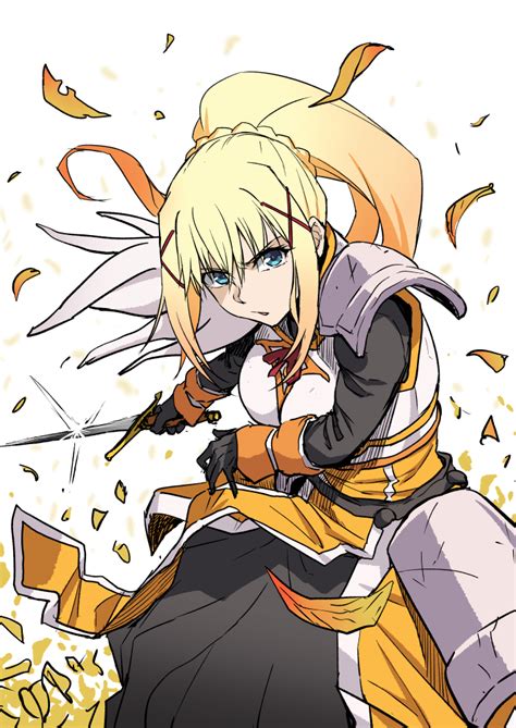 Safebooru 1girl Armor Bangs Black Gloves Blonde Hair Blue Eyes Braid