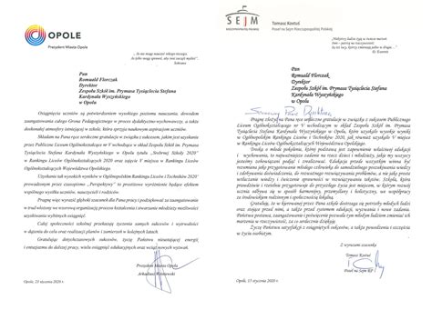 Gratulacje Prezydenta Miasta Opola I Posła Na Sejm Rzeczypospolitej