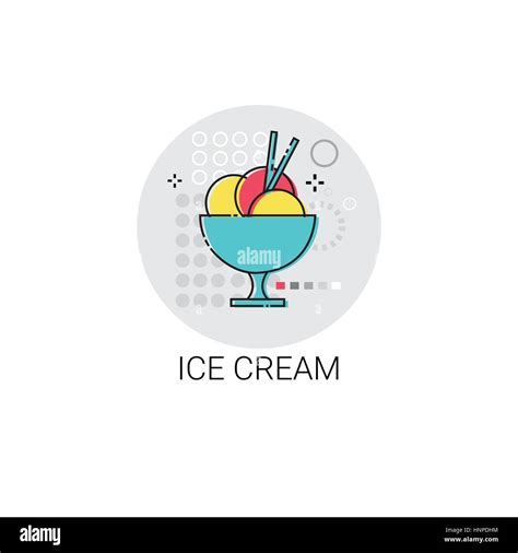 Ice Cream Cold Sweet Dessert Icon Stock Vector Image And Art Alamy