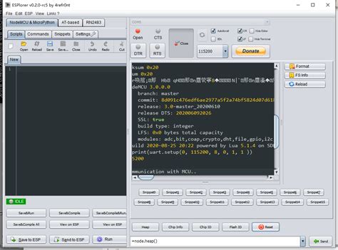 ESP F WIFI模块开发 NonOS RTOS NodeMCU固件编译 原创 wybliw 博客园